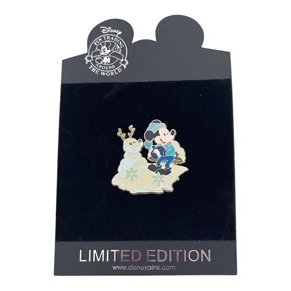 Disney | Jewelry | Disney Store Snowball Series Mickey Mouse Pin ...